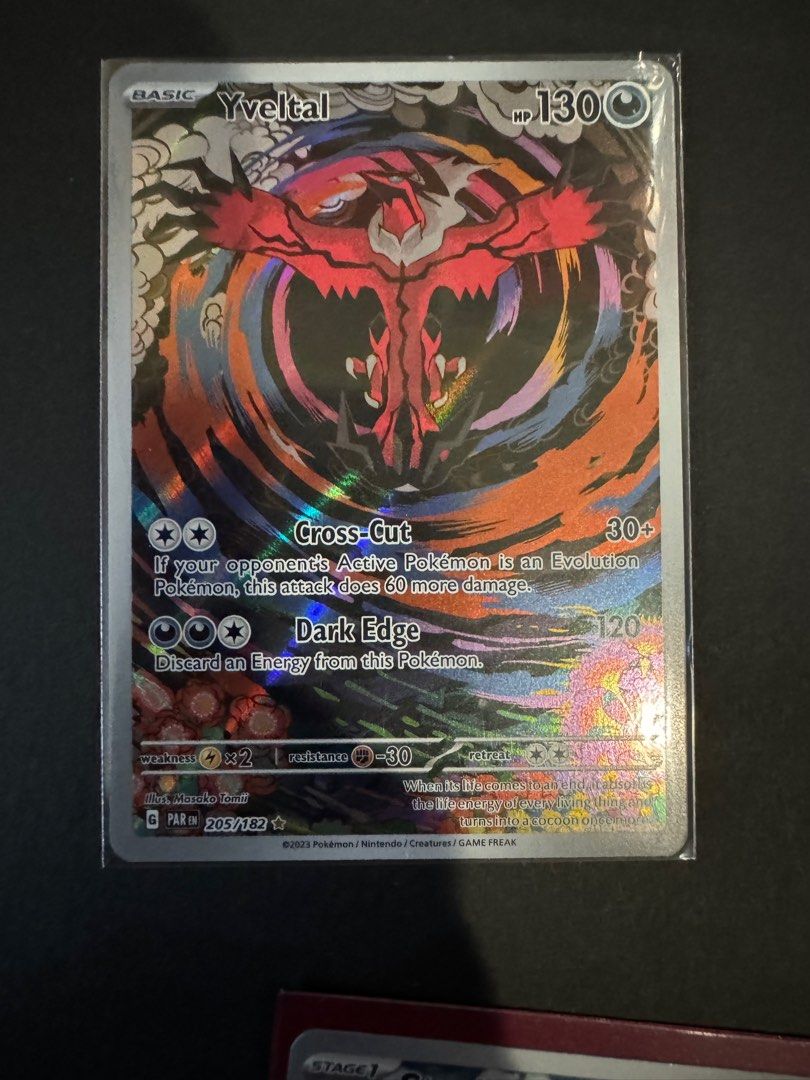 SV04 pokemon IR/AR, steelix IR, Yveltal IR, mienshao IR, crustle IR ...