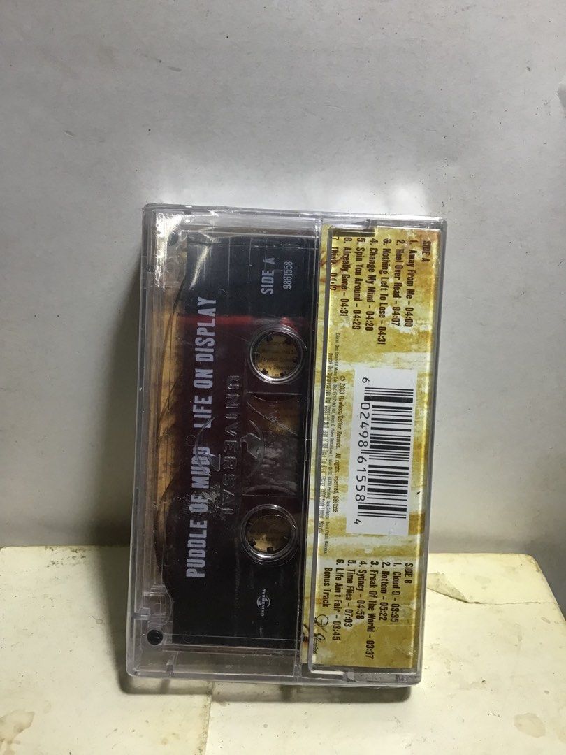 TAPE Puddle of Mudd - Life on Display OOP VINTAGE CASSETTE Anubis Kaset ...