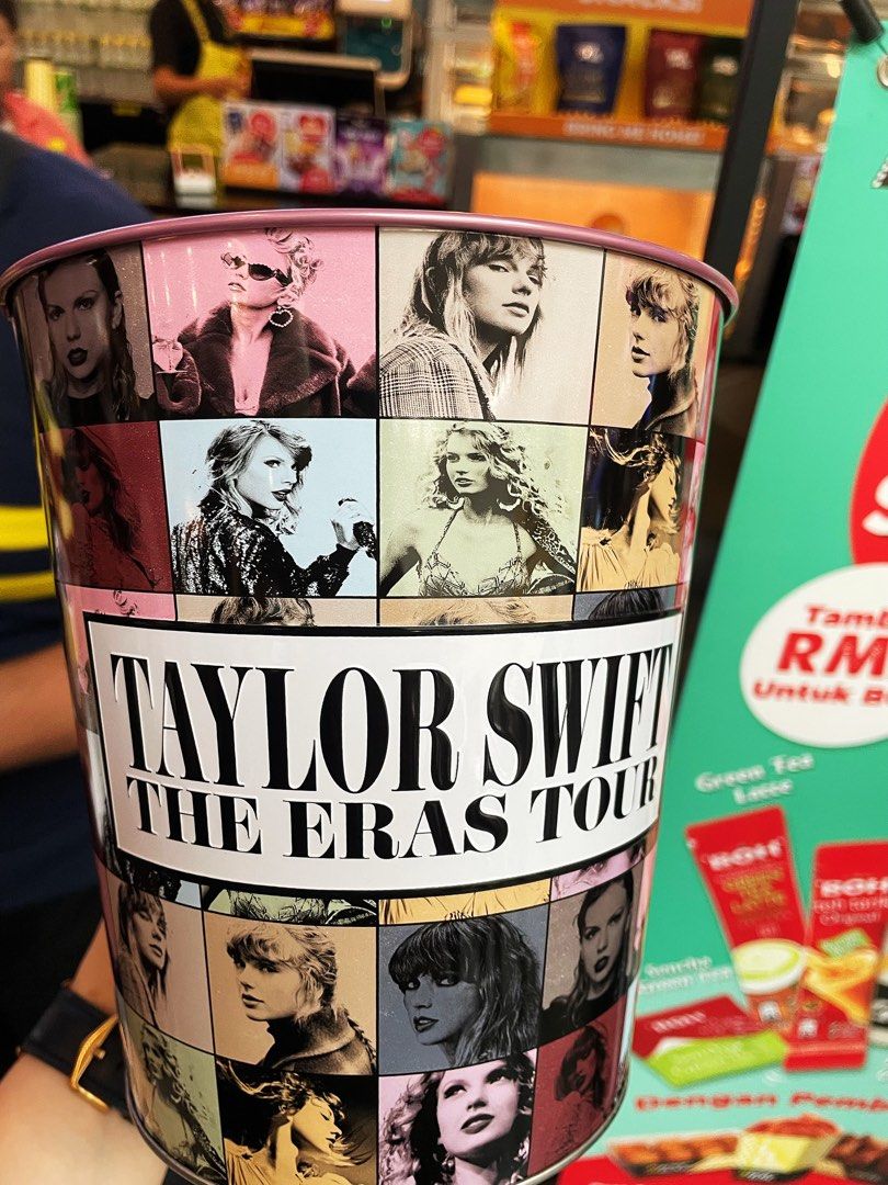 TAYLOR SWIFT THE ERAS TOUR POPCORN BUCKET, Hobbies & Toys, Memorabilia ...