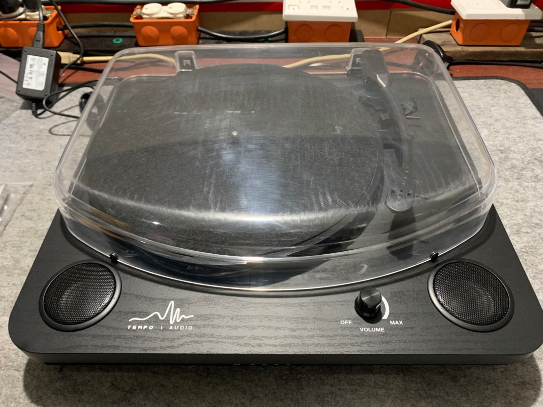 Tempo Audio Multi Function Turntable with Built-in Amplifier, Bluetooth ...