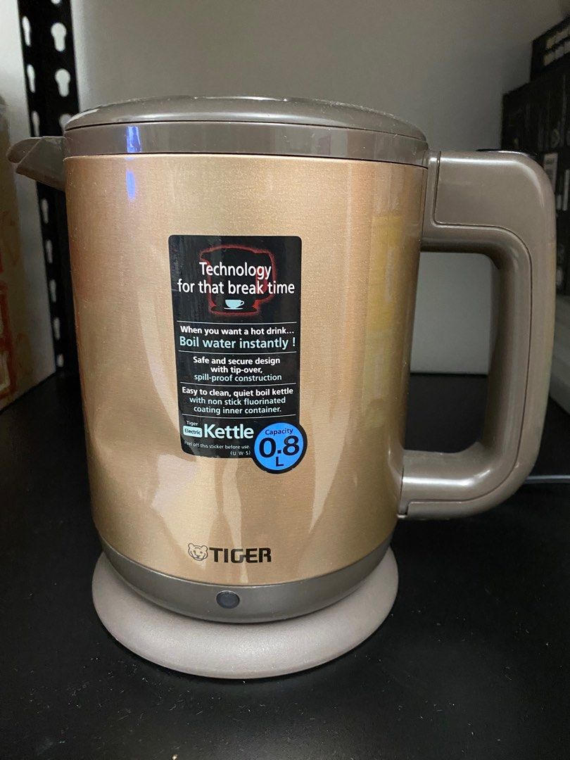 Tiger electric kettle 0.8L, TV & Home Appliances, Kitchen Appliances ...