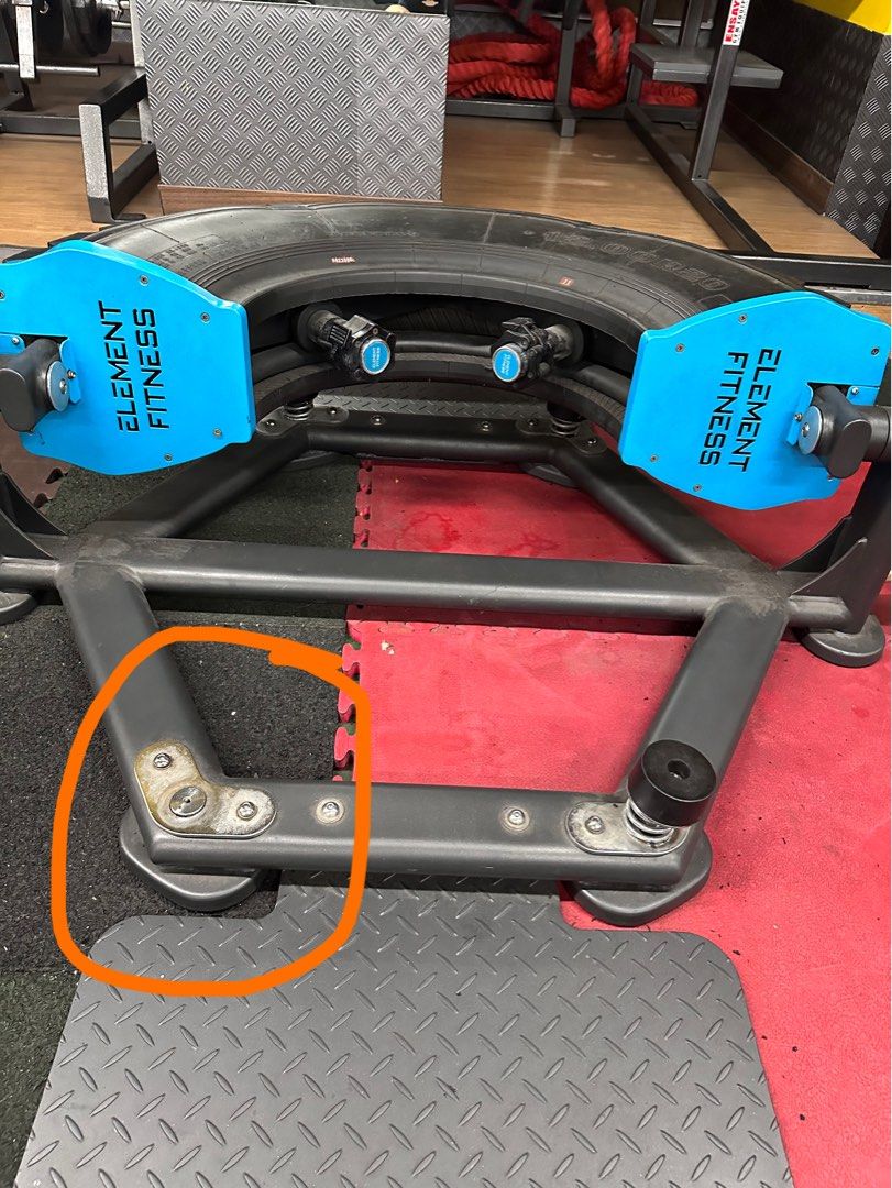 Tyre flip, Sports Equipment, Exercise & Fitness, Weights & Dumbbells on ...