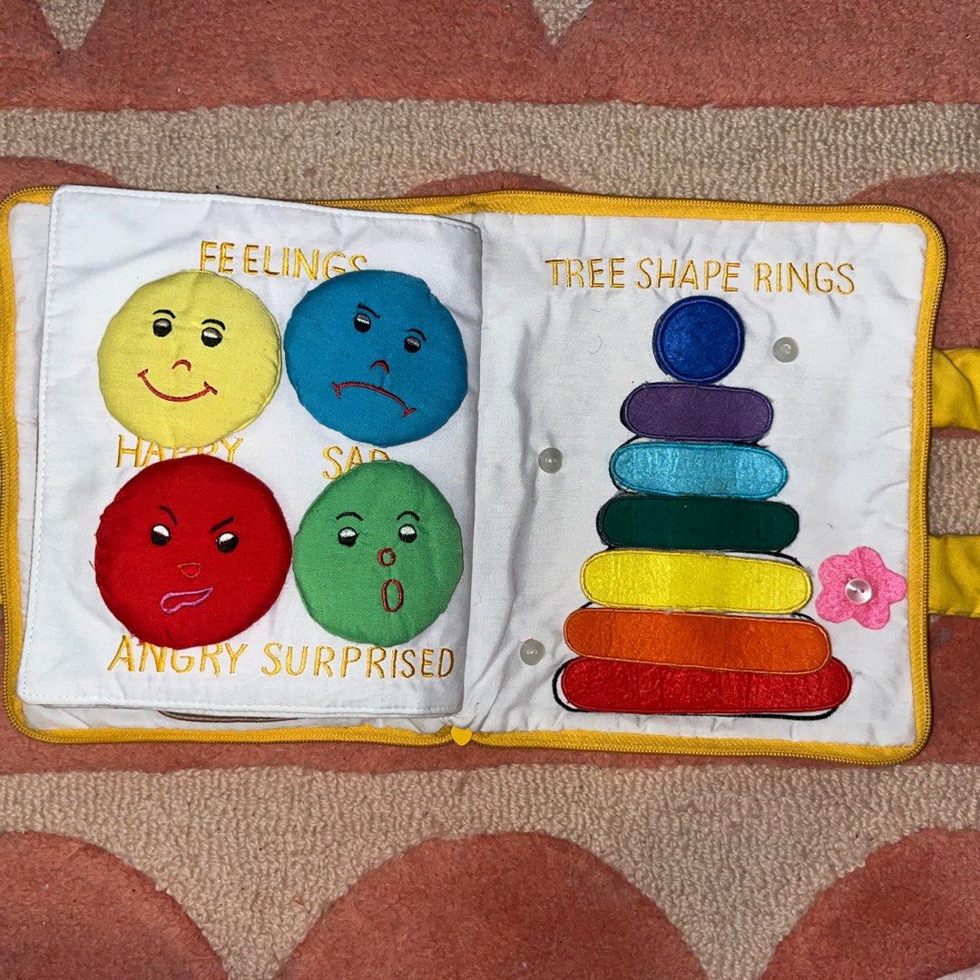 Toddler Children’s Sensory Book, Hobbies & Toys, Toys & Games on Carousell