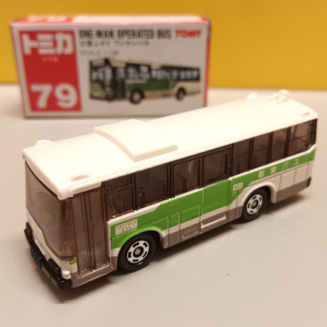 Tomica 紅白盒 79 One-Man Operated Bus Mitsubishi Fuso Bus 日本製 日本制 日製 日制 ...