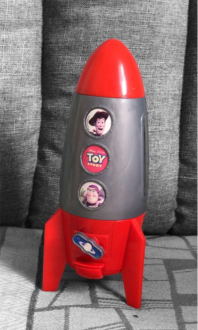 Toy Story Rocket Candy Dispenser, Hobbies & Toys, Toys & Games on Carousell