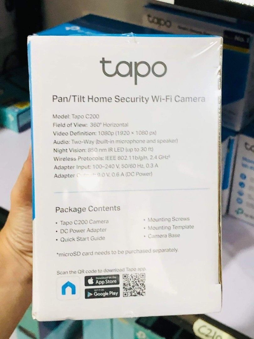 TP-Link Tapo C200 360° 1080P PanTilt Home Security Wi-Fi Camera WiFi ...