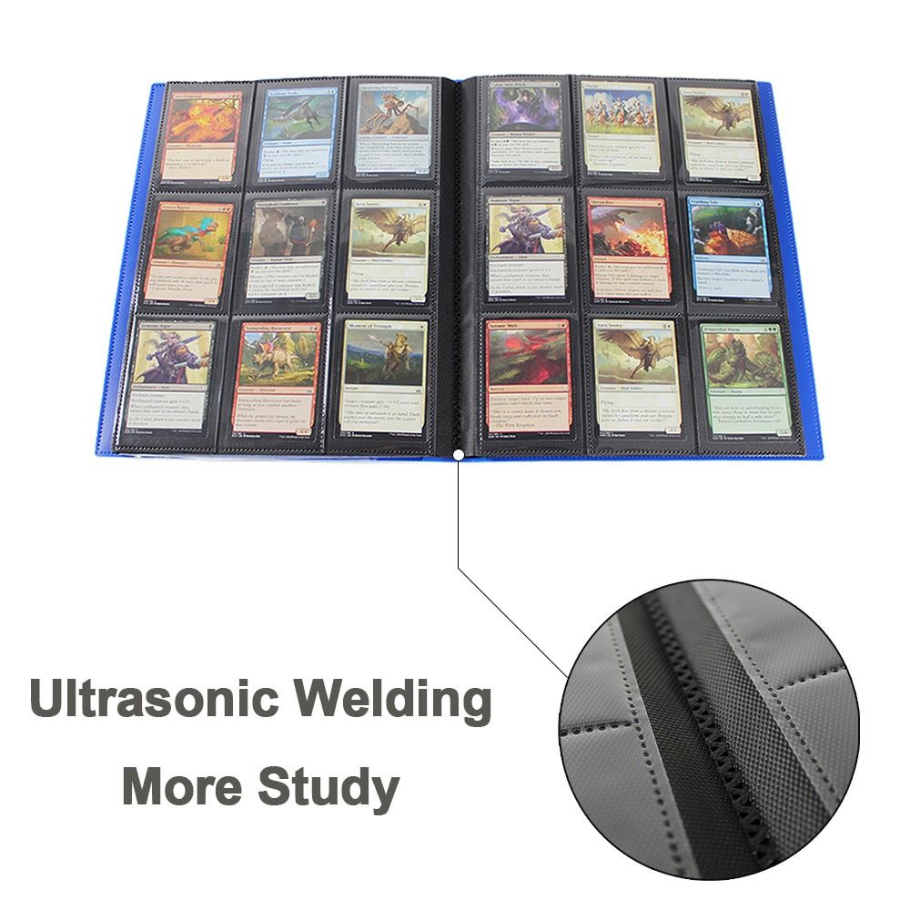 Trading Card Binder, TCG Album Double Sided Pocket Pages TCG Pokemon ...