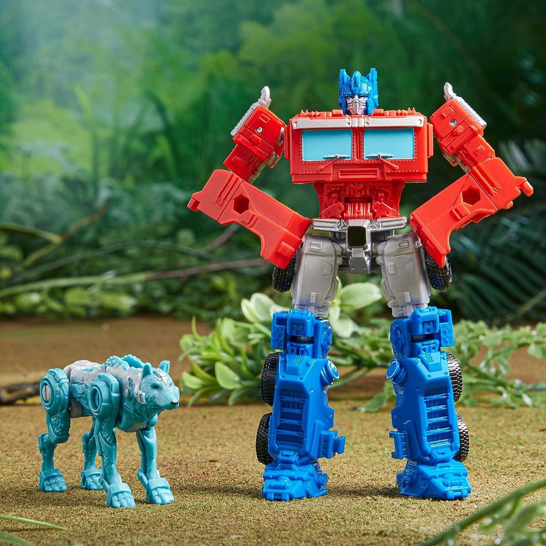 Transformers 2-Pack Optimus Prime & Chainclaw Rise of the Beasts Movie ...