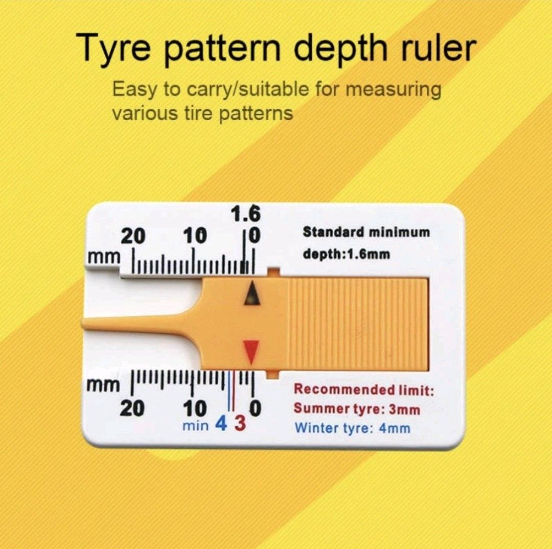 Tyre depth gauge checker, Car Accessories, Accessories on Carousell