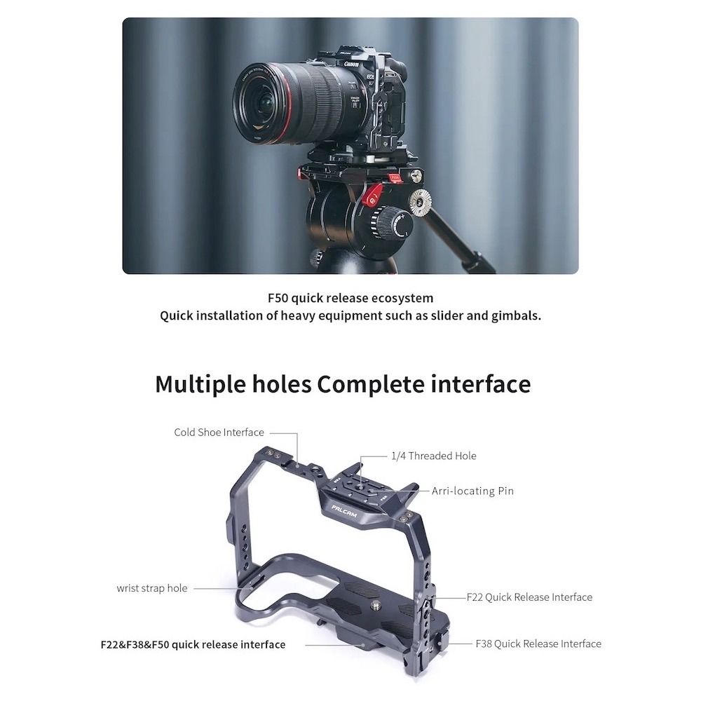 Ulanzi Falcam F22 F38 F50 Quick Release Camera Cage V2 Housing Frame ...