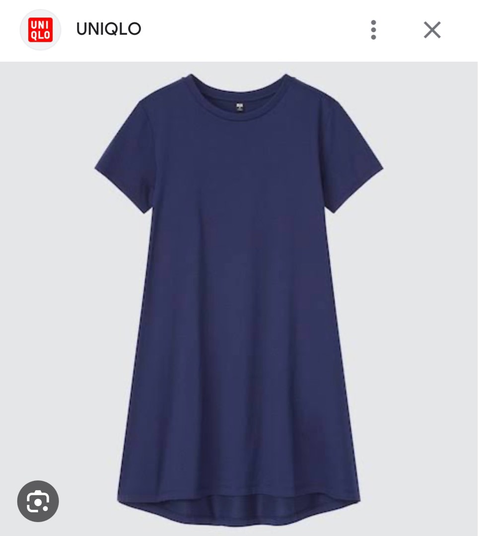 Uniqlo Mini Dress Navy, Women's Fashion, Dresses & Sets, Dresses on ...