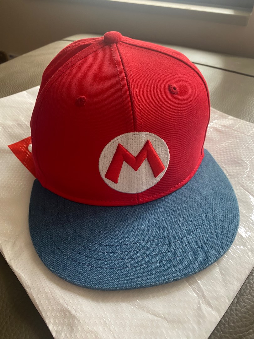 USJ Mario cap hat 孖寶兄弟 瑪里奧 帽 universal studio 環球影城, 男裝, 手錶及配件, 棒球帽、帽 - Carousell