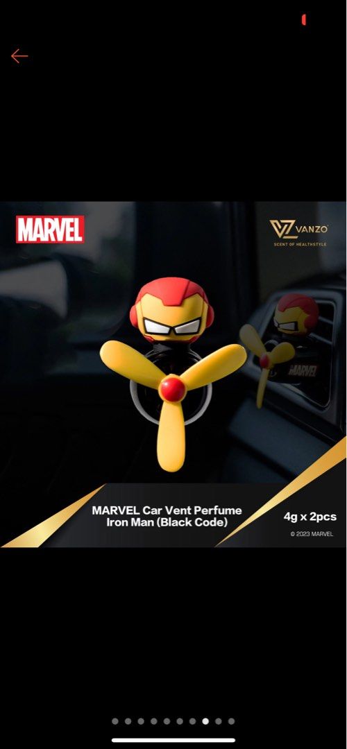 Vanzo Marvel Car Perfume, Car Accessories, Accessories on Carousell