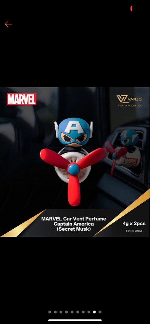 Vanzo Marvel Car Perfume, Car Accessories, Accessories on Carousell