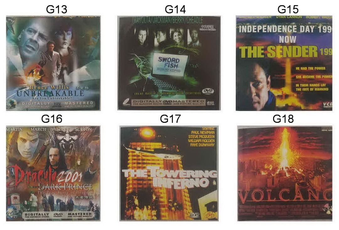Various English Movies VCD, G1-G40, Hobbies & Toys, Music & Media, CDs & DVDs on Carousell