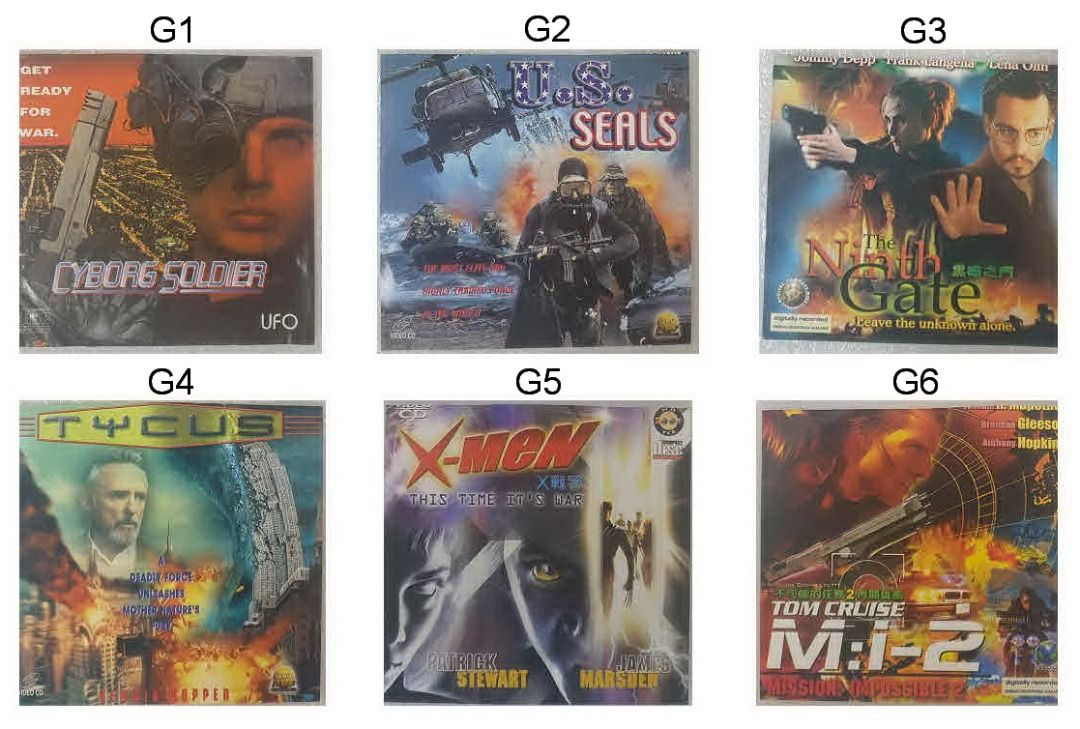 Various English Movies VCD, G1-G40, Hobbies & Toys, Music & Media, CDs & DVDs on Carousell