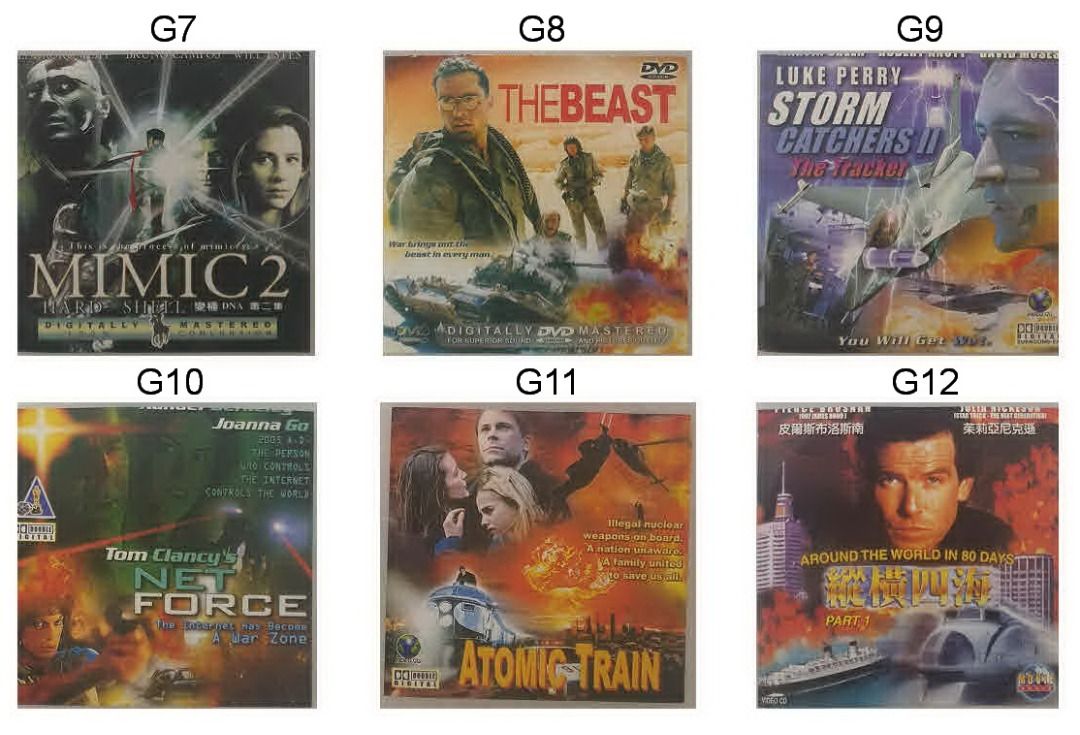 Various English Movies VCD, G1-G40, Hobbies & Toys, Music & Media, CDs & DVDs on Carousell