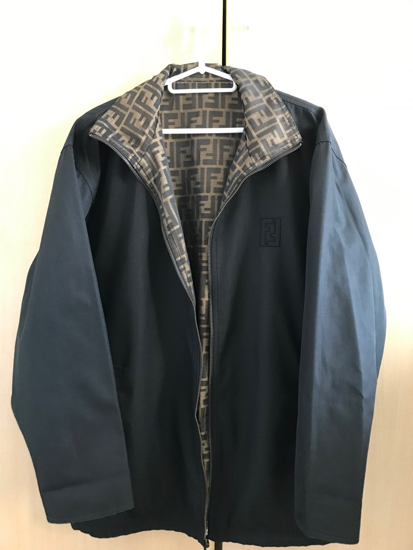 Vintage Fendi Reversible Jacket, Luxury, Apparel on Carousell