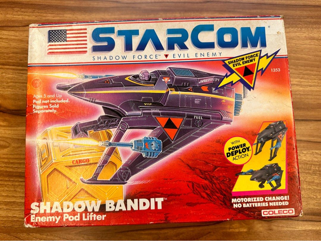 Vintage Starcom Shadow Bandit Unused Stickers MIB Not Working, Hobbies ...