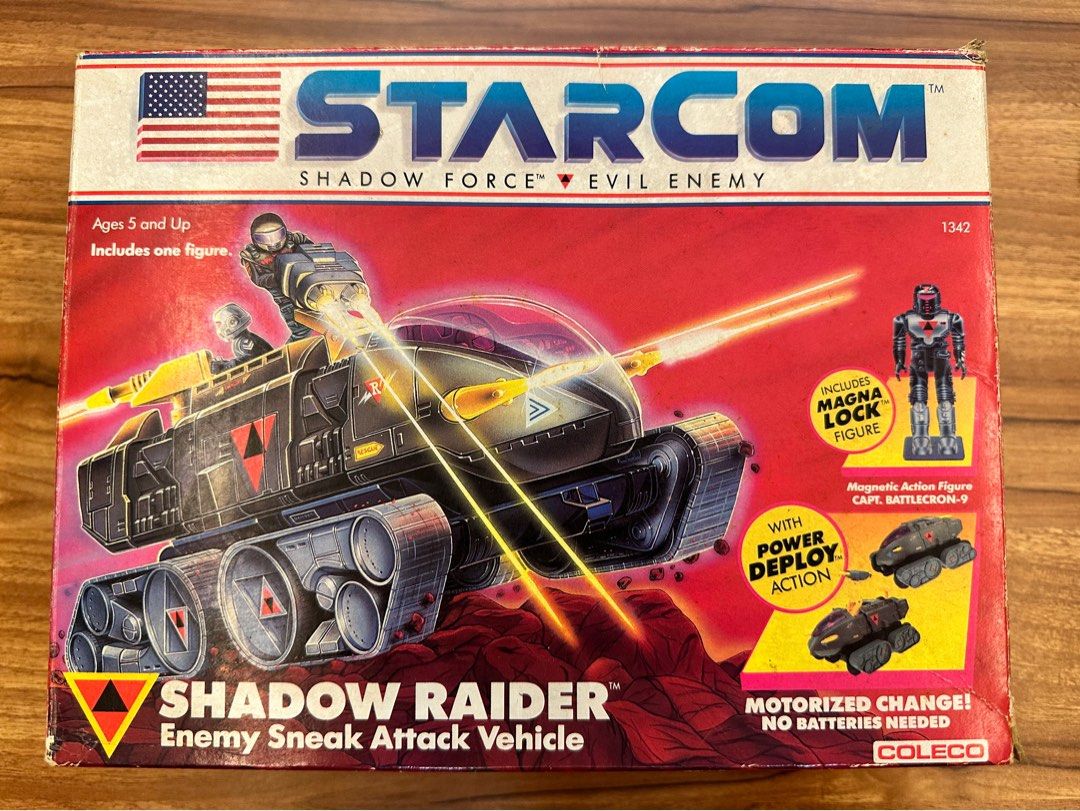 Vintage Starcom Shadow Raider Complete with box, Hobbies & Toys, Toys ...