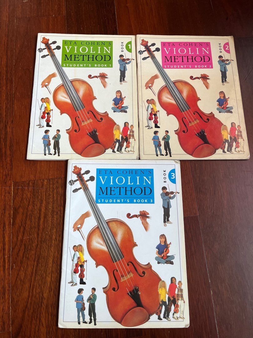 Violin Method Book 1 2 3 Hobbies Toys Books Magazines