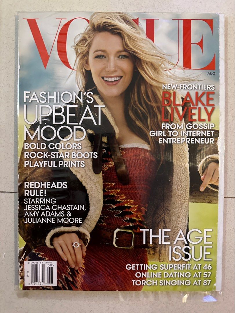 Vogue Magazine Blake Lively, Hobbies & Toys, Books & Magazines ...