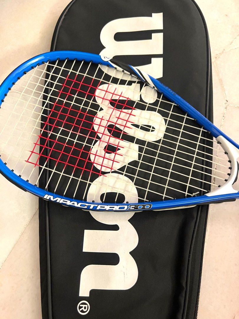 Wilson Impact Pro 300 Squash Racket, Sports Equipment, Sports & Games ...