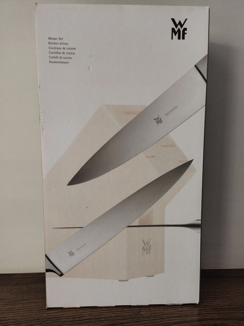 NEW WMF Knife Box with box Arcuisine Pyrex Anchor Hocking Glass ...