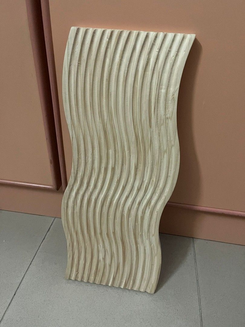 Wooden Wavy Board, Furniture & Home Living, Home Decor, Other Home ...