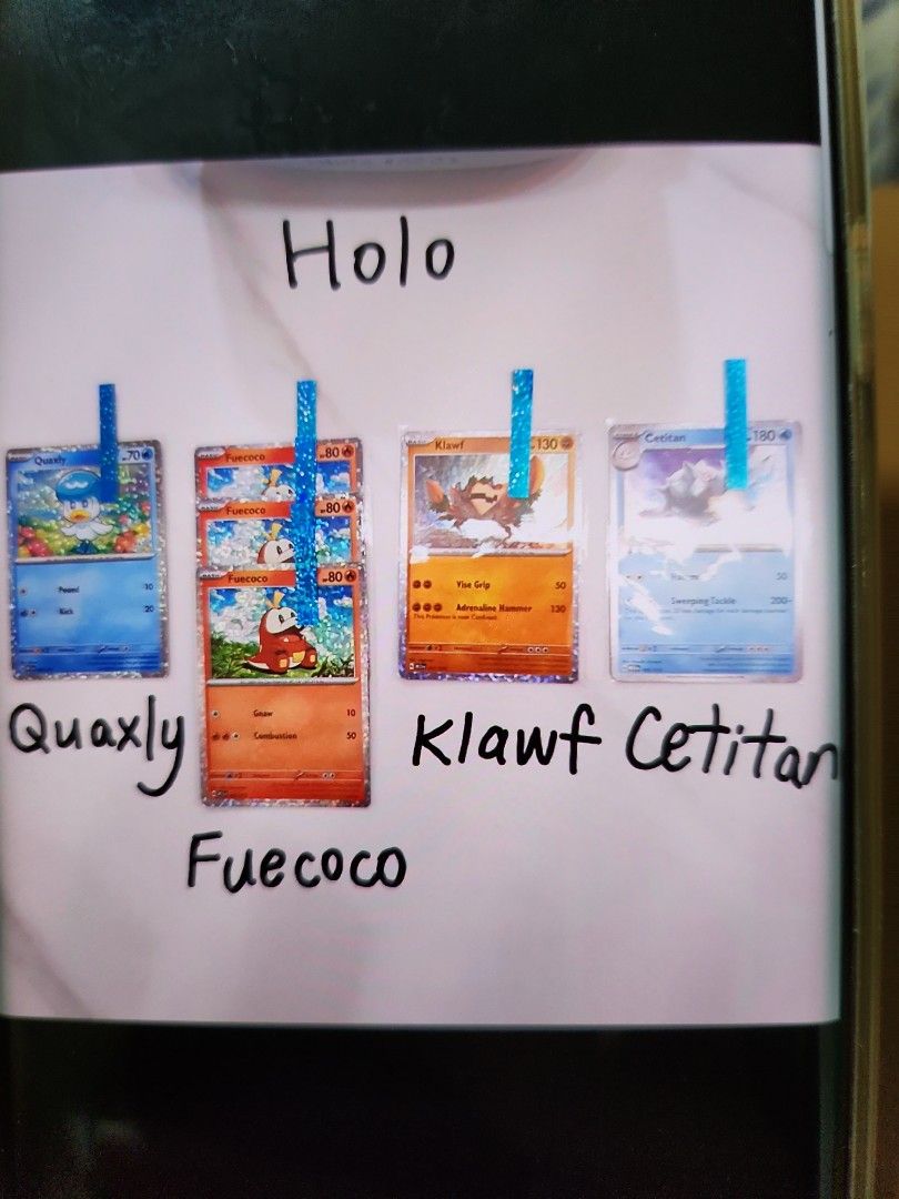 WTS pokemon mcdonalds happy meal pikachu cetitan quaxly fuecoco ...