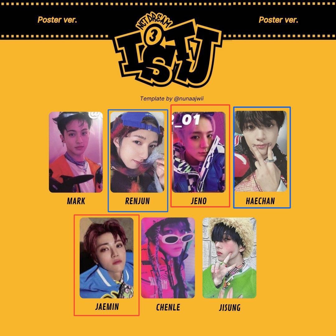 wtt nct dream istj poster version photocard, Hobbies & Toys ...