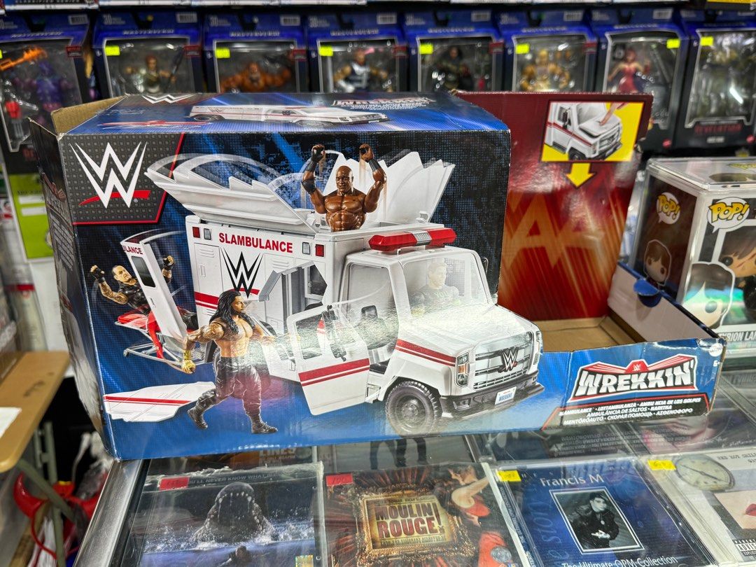 WWE Mattel SLAMBULANCE, Hobbies & Toys, Toys & Games on Carousell