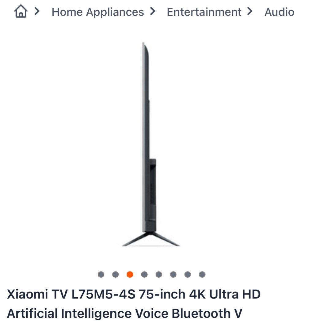 XiaoMi TV 75inch 4k Ultra HD, TV & Home Appliances, TV & Entertainment ...