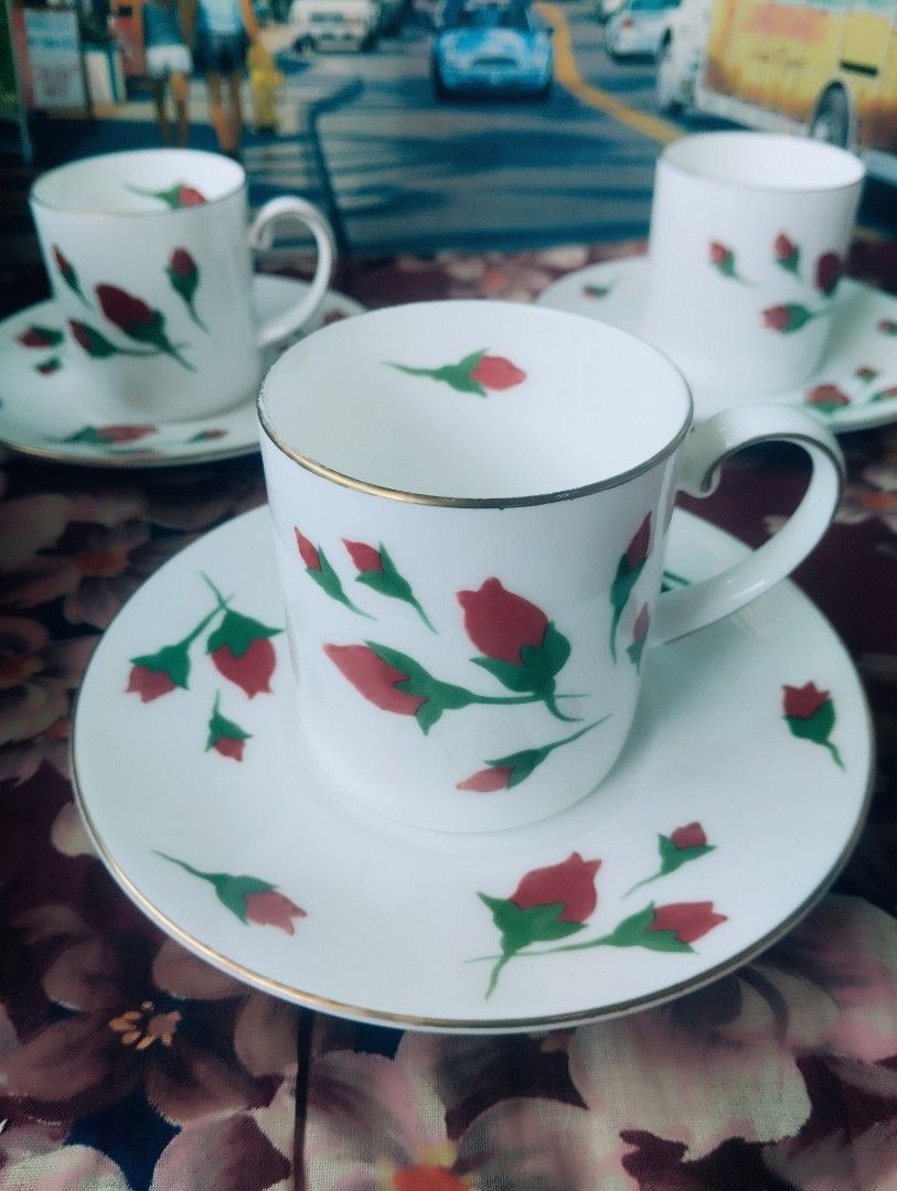 YSL cup and saucer, Furniture & Home Living, Kitchenware & Tableware ...