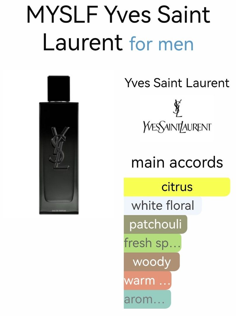 YSL Myslf Edp 100ml, Beauty & Personal Care, Fragrance & Deodorants on Carousell