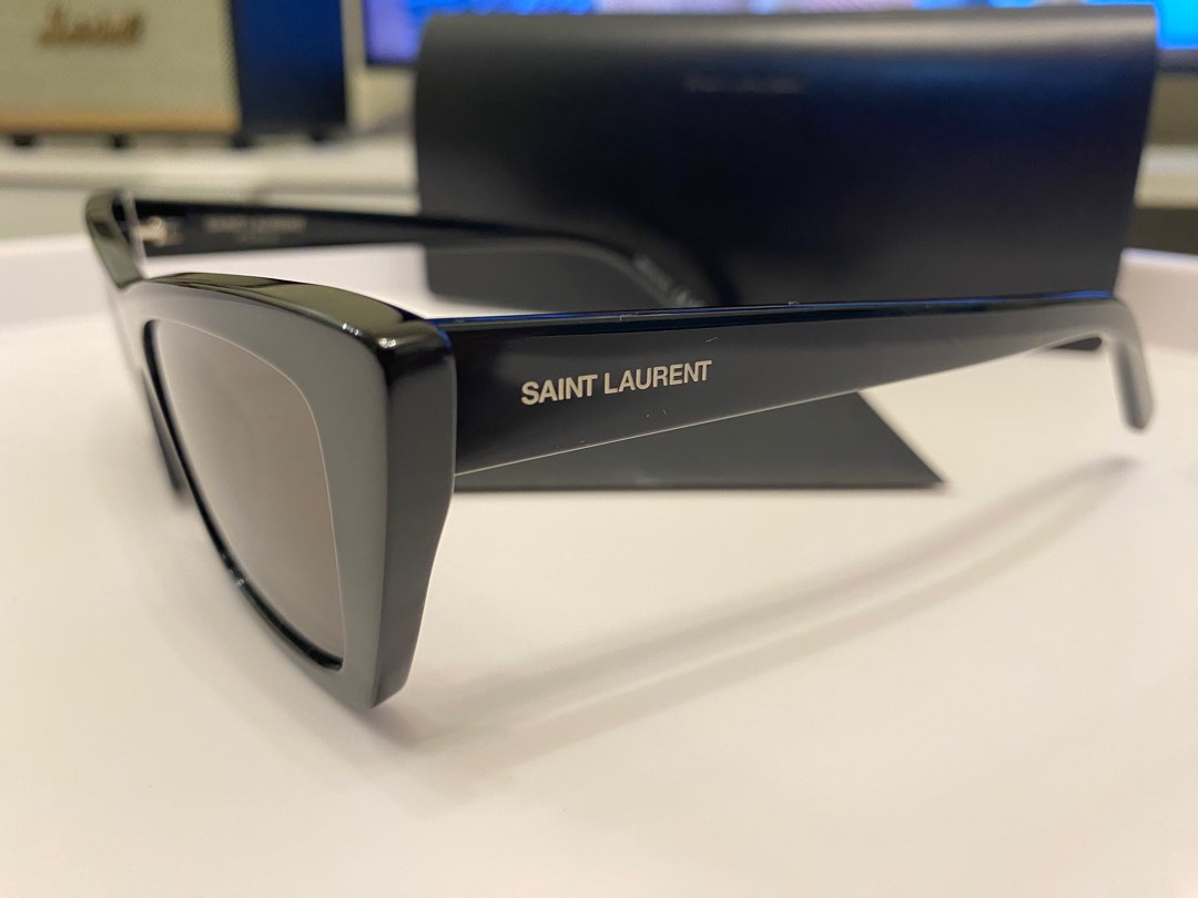 YSL/ Saint Laurent Black SL 276 Mica Sunglasses, Women's Fashion ...