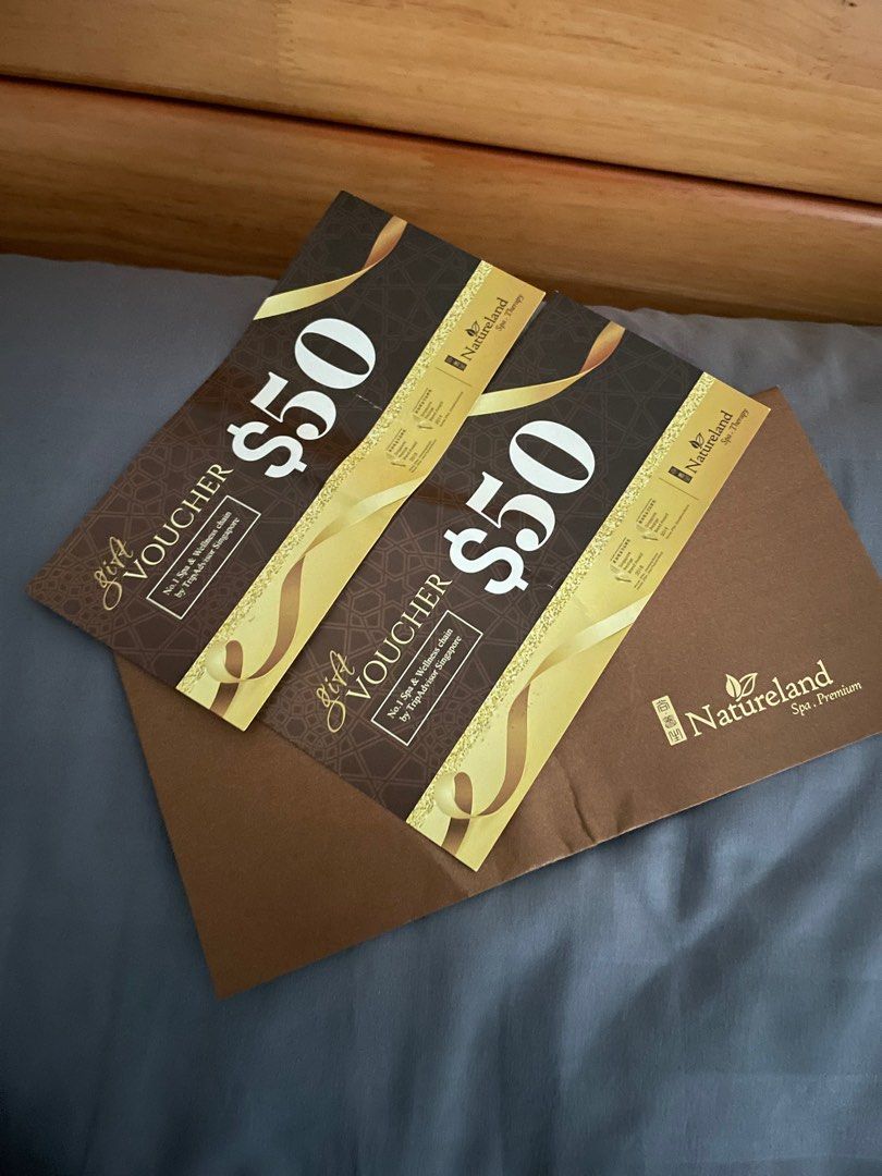 $100 Natureland Spa Premium voucher, Tickets & Vouchers, Vouchers on Carousell