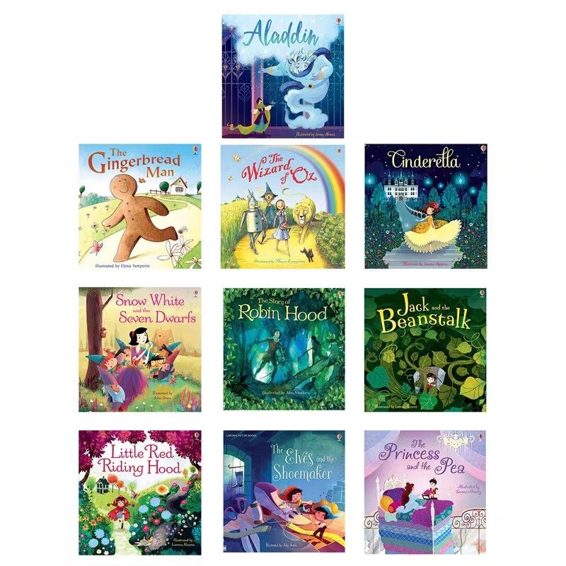10bks set Usborne Fairy tales collection, Hobbies & Toys, Books ...