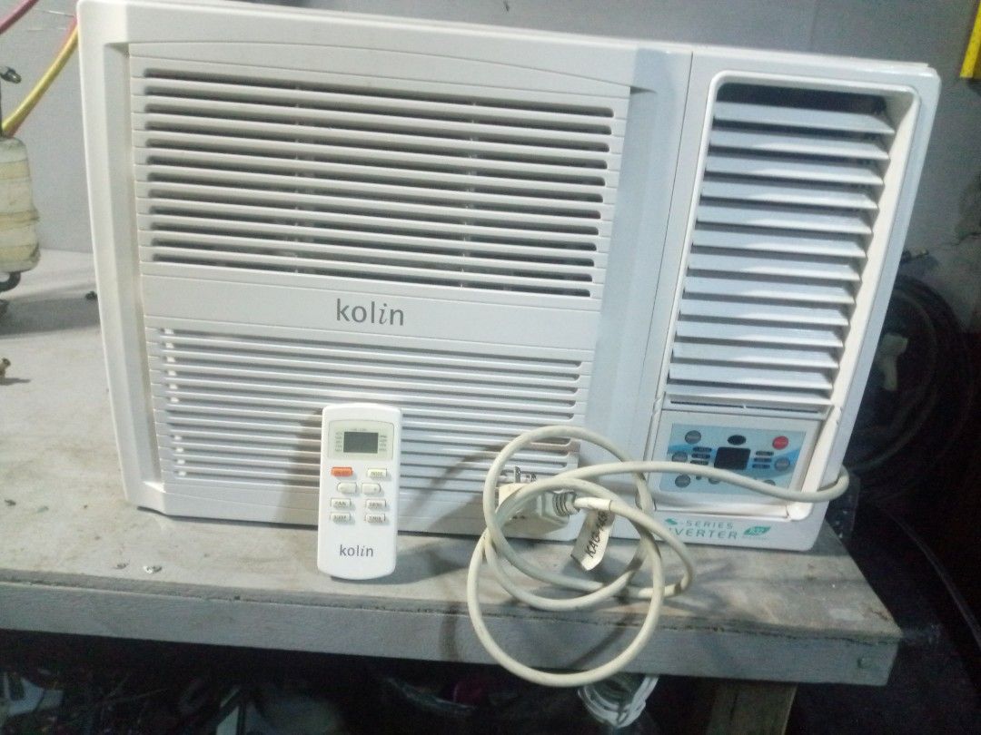 1.5hp window type kolin inverter, TV & Home Appliances, Air ...