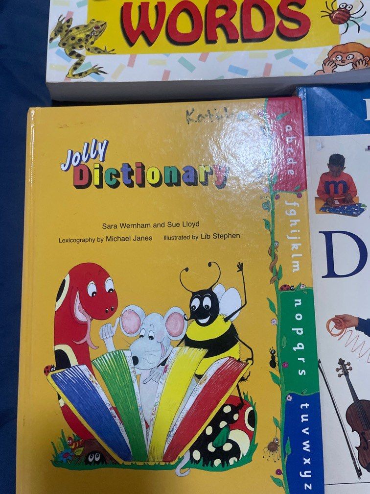 1. Freaky facts 2.first dictionary. 3.jolly dictionary. 4. Times giant book of 4000 words. 5 ...