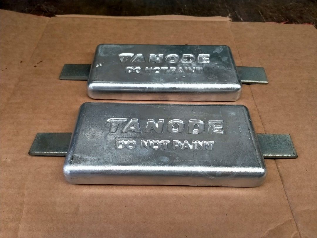 3-kg Welded type Sacrificial Zinc Anode - for marine ship boat hull ...