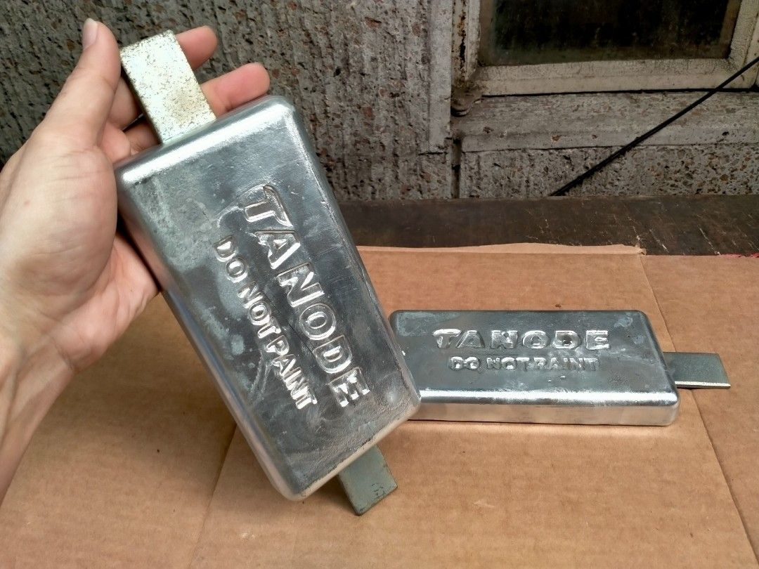 3-kg Welded type Sacrificial Zinc Anode - for marine ship boat hull ...