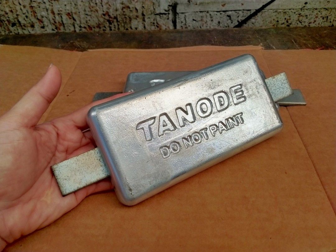 3-kg Welded type Sacrificial Zinc Anode - for marine ship boat hull ...