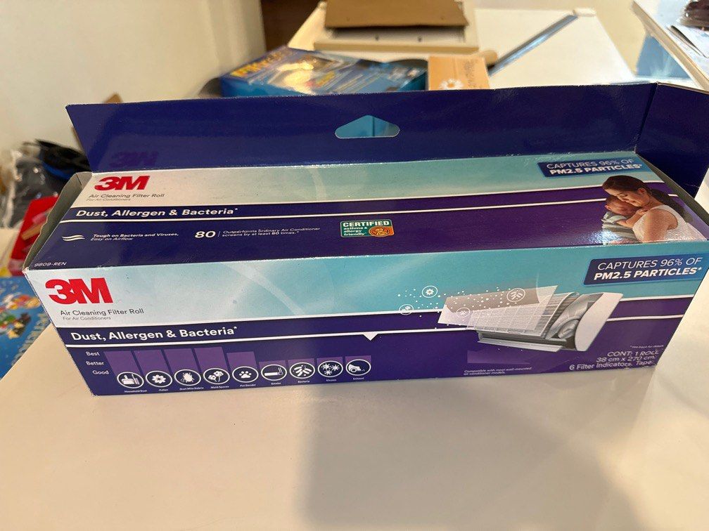 3M aircon cleaning filter roll, TV & Home Appliances, Air Conditioners ...