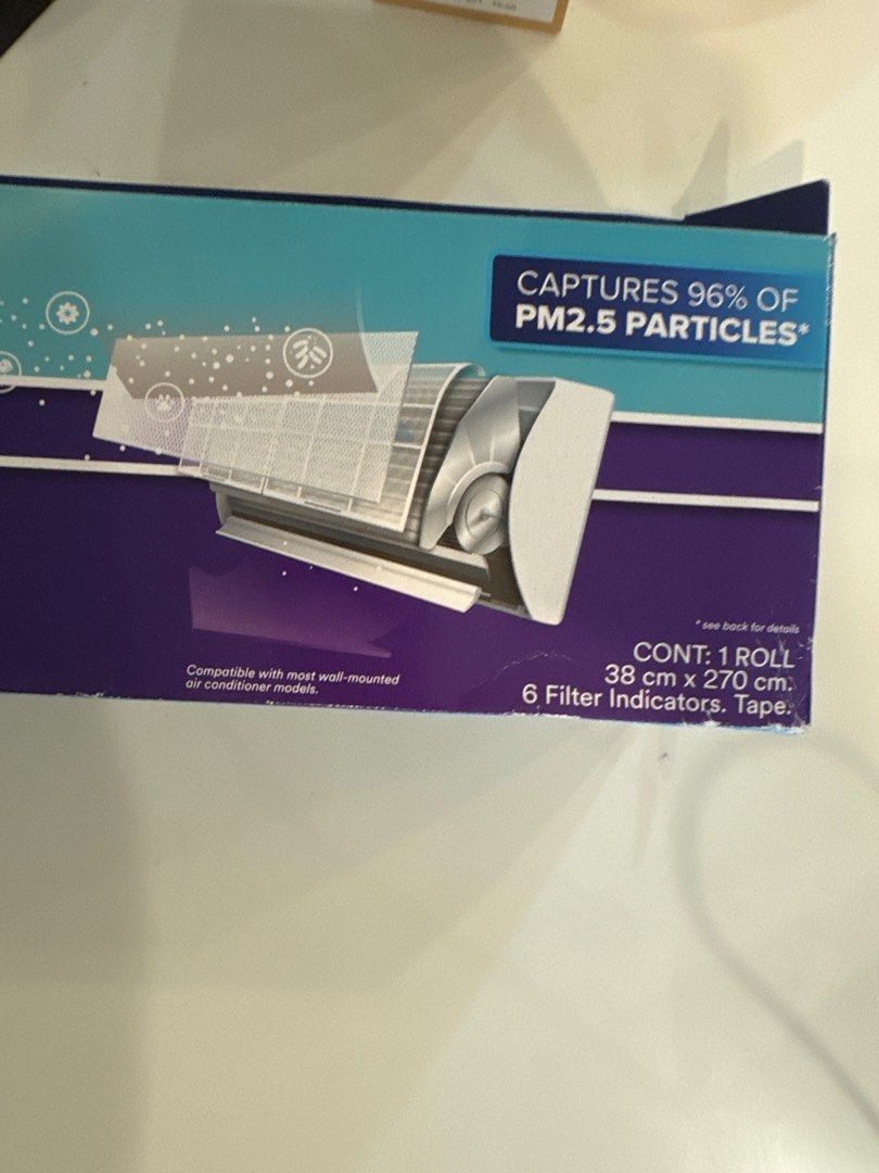 3M aircon cleaning filter roll, TV & Home Appliances, Air Conditioners & Heating on Carousell