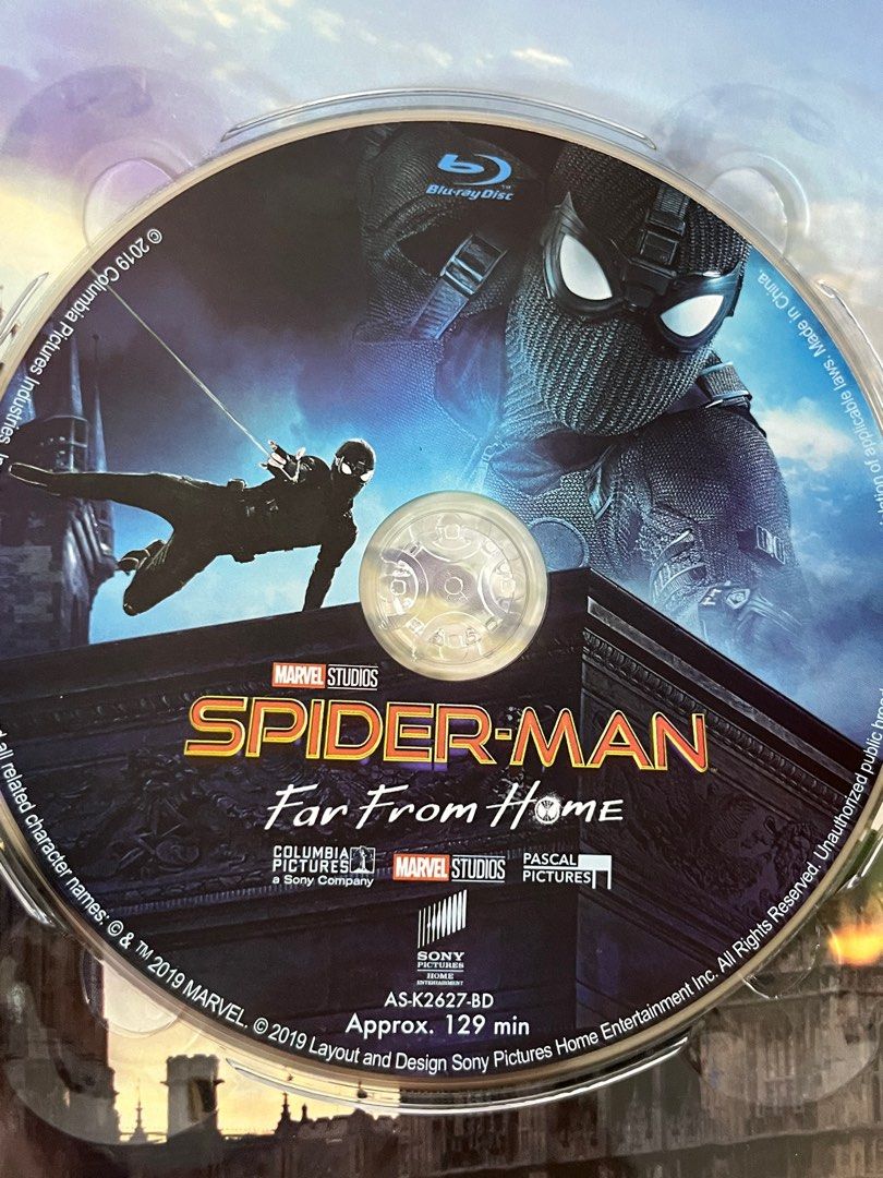 (極新港版) 磁貼盒裝 限定版 Spider-Man Far From Home 蜘蛛俠 決戰千里 4K UHD + blu ray 藍光碟 ...