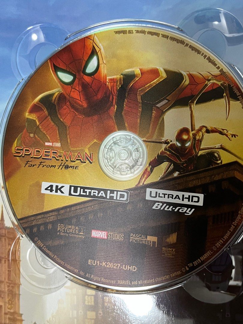 (極新港版) 磁貼盒裝 限定版 Spider-Man Far From Home 蜘蛛俠 決戰千里 4K UHD + blu ray 藍光碟 ...