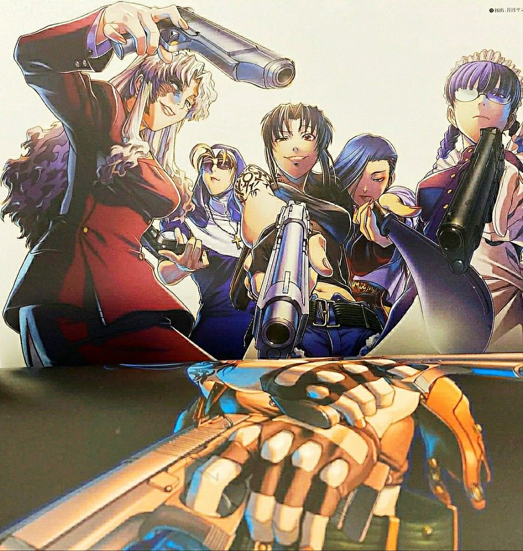 ++ ANIME ARTBOOK ++ "BARRAGE" [BLACK LAGOON ILLUSTRATION] - REI HIROE ...