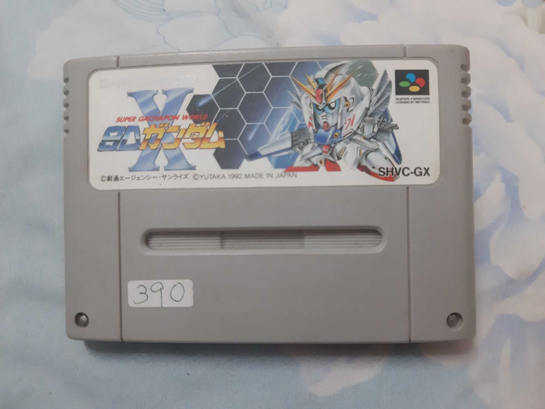 超級任天堂 SFC 卡帶 SD 鋼彈X ガンダムX Gundam X SHVC-GX, 電玩遊戲相關, 電玩、電腦遊戲軟體, Nintendo 任天堂在旋轉拍賣