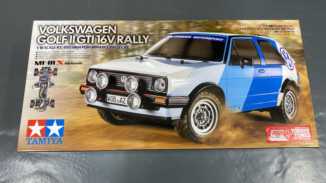 [全新] Tamiya 58714 1/10 RC Volkswagen Golf Mk2 GTi (A2 Rally) (MF-01X ...